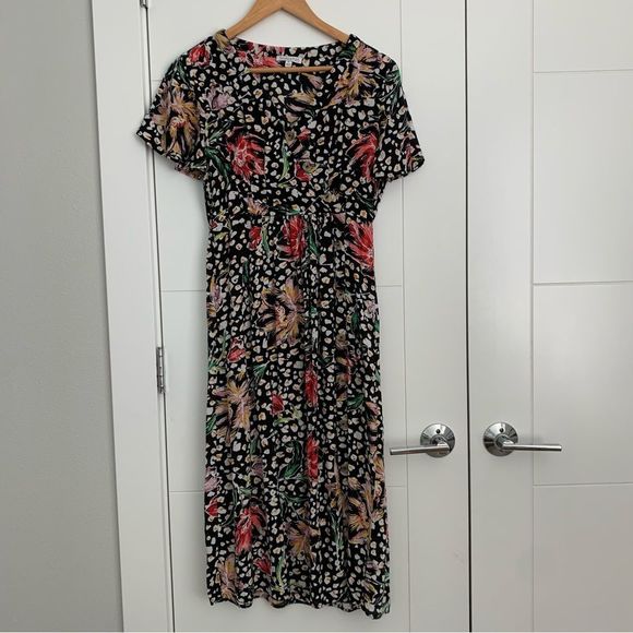 Patrons of Peace | Dresses | Patronsof Peace Black Floral Maxi Button ...